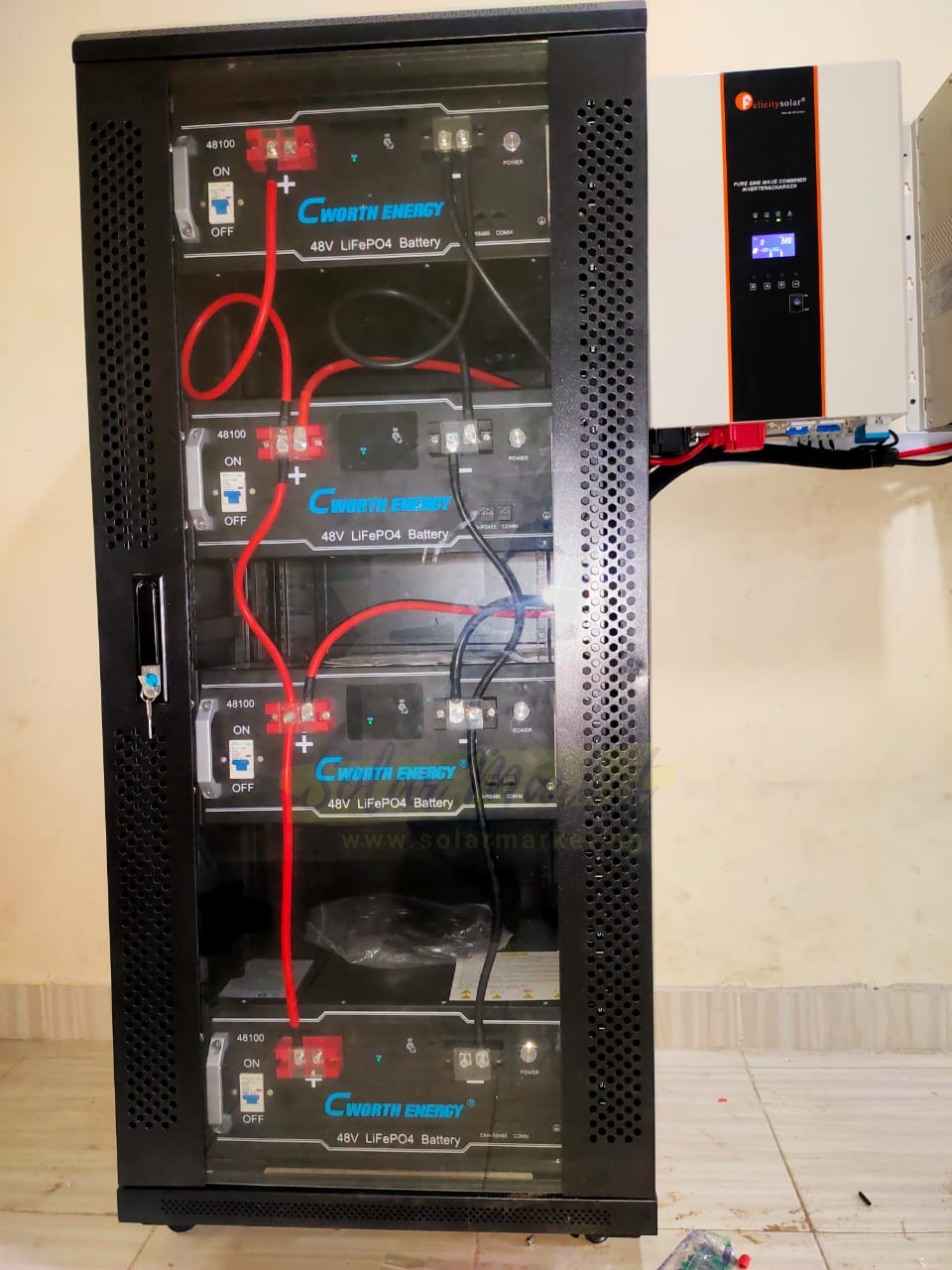 Cworth 5KWH Lithium Solar Battery 100Ah 48V - Reliable Home Energy Storage for Uganda